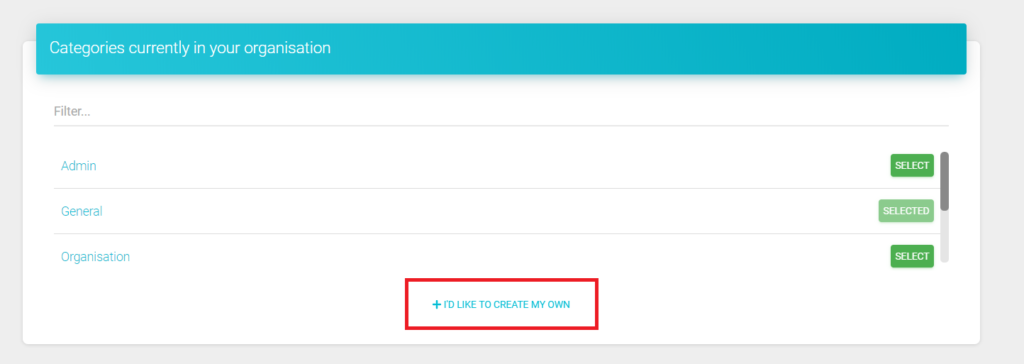 Create Template Category | Konsolute Ltd