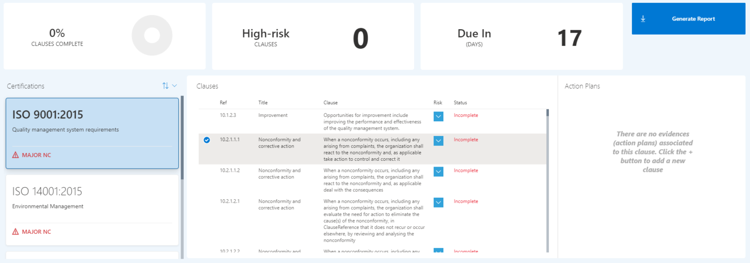 QMS Dashboard | Konsolute Ltd